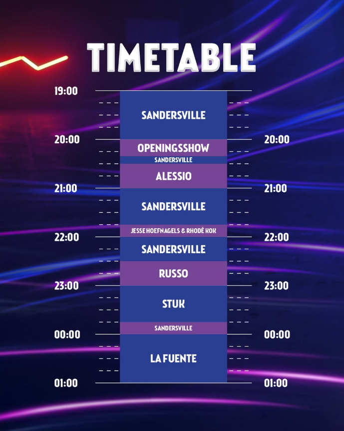 Klokgebouw | Timetable We Are One bekend: Plan jouw ultieme avond!